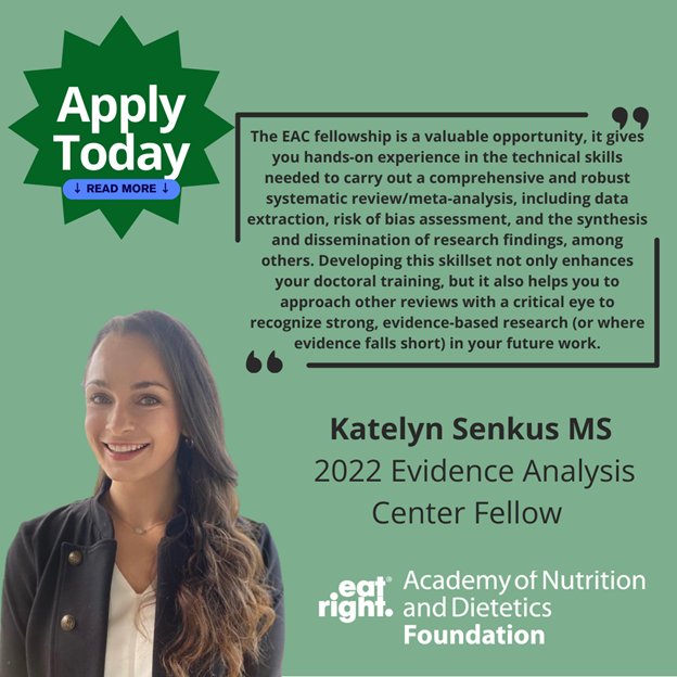 2024 Evidence Analysis Center Summer Fellowships