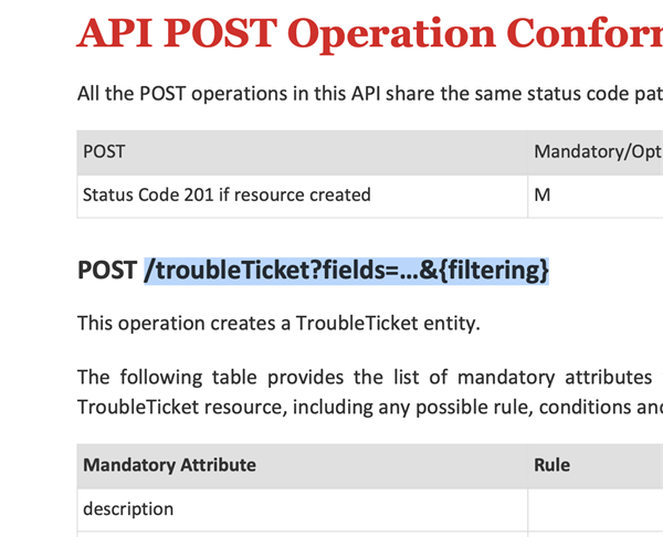 TMF 621 Version 5 Conformance Document | TM Forum Community
