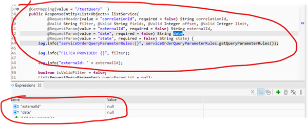 TMF630 GET with url encoded values | Open APIs