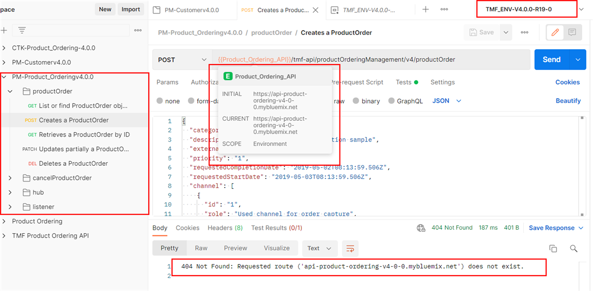 TMF Environment Sandbox | Open APIs