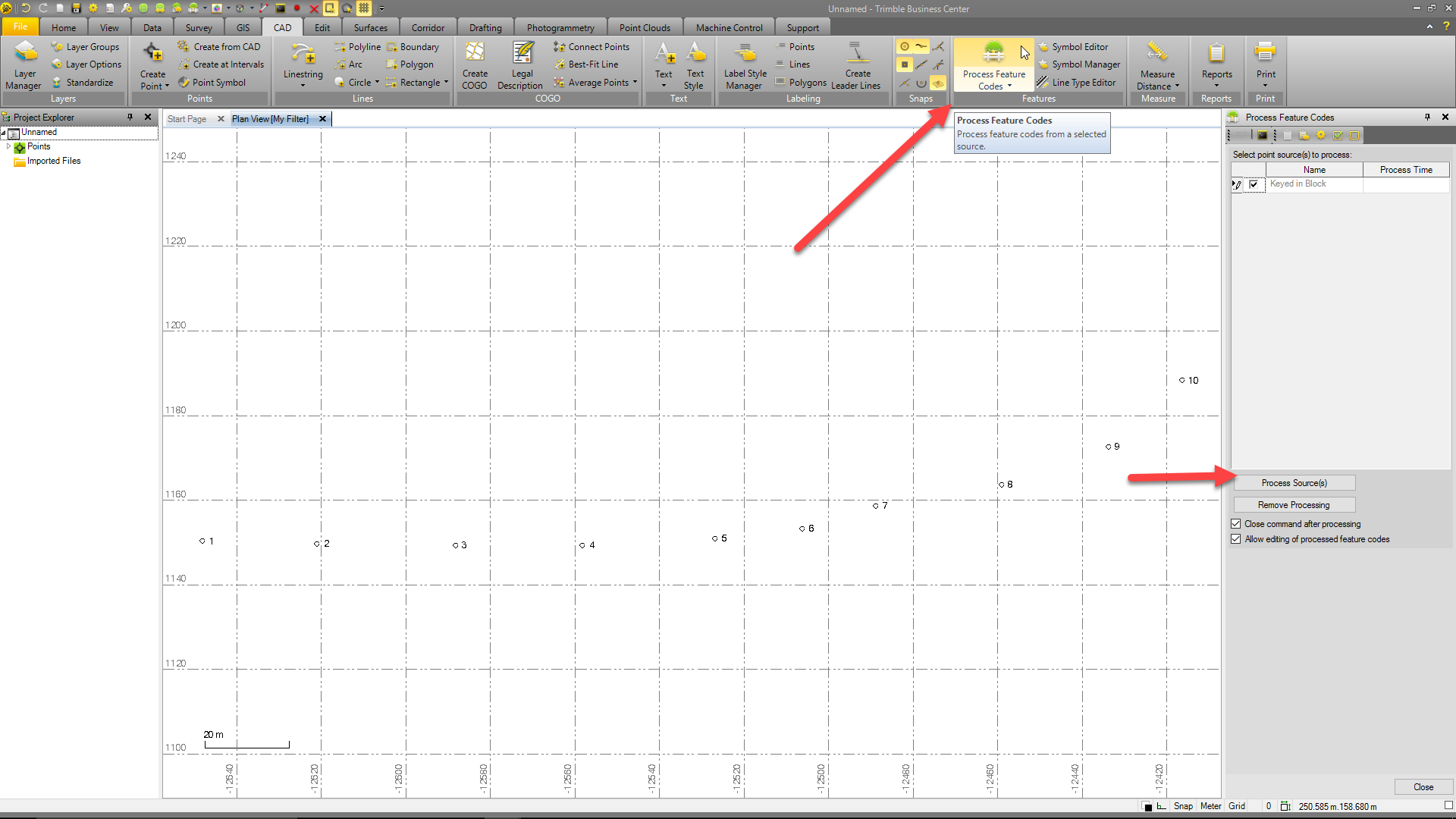 Selection: Is there a way I can select points with a feature code and ...