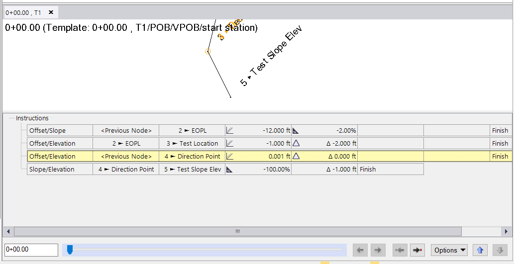 Slope/elevation to the right side of a node, not left? | Trimble ...