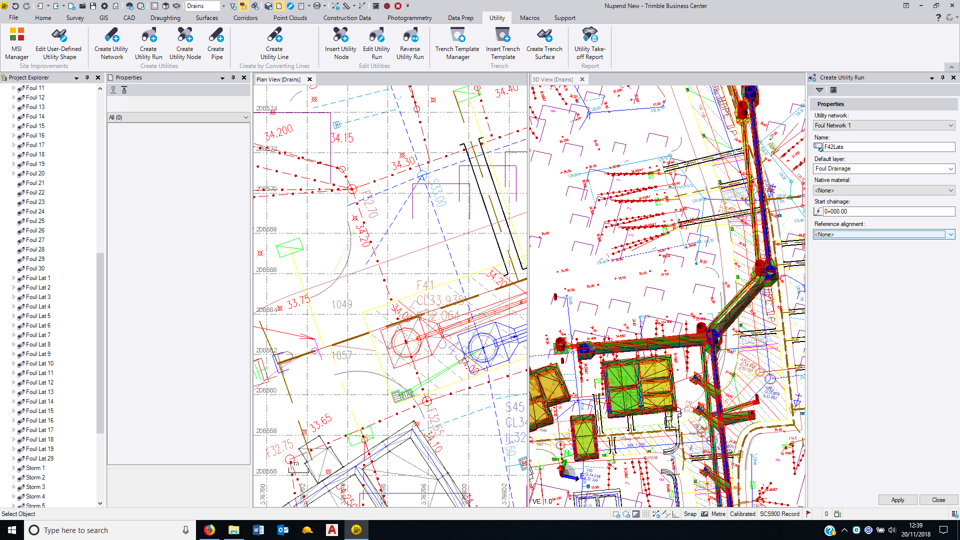 All nodes moved to alignment? | Trimble Business Center
