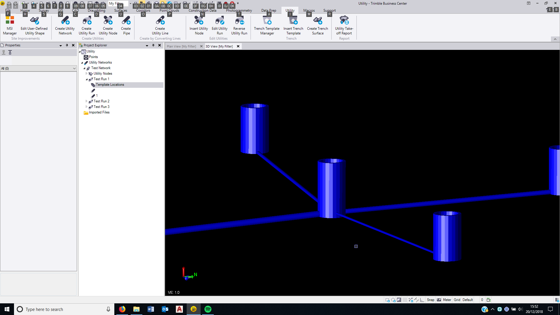 Auto Update Pipe Invert in Utility Module | Trimble Business Center
