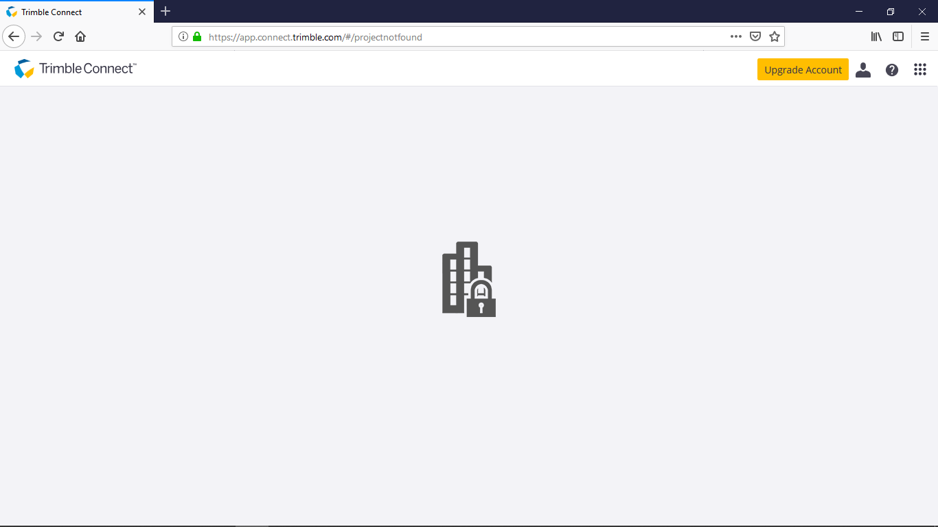 I cant access my projects | Trimble Connect User Forum