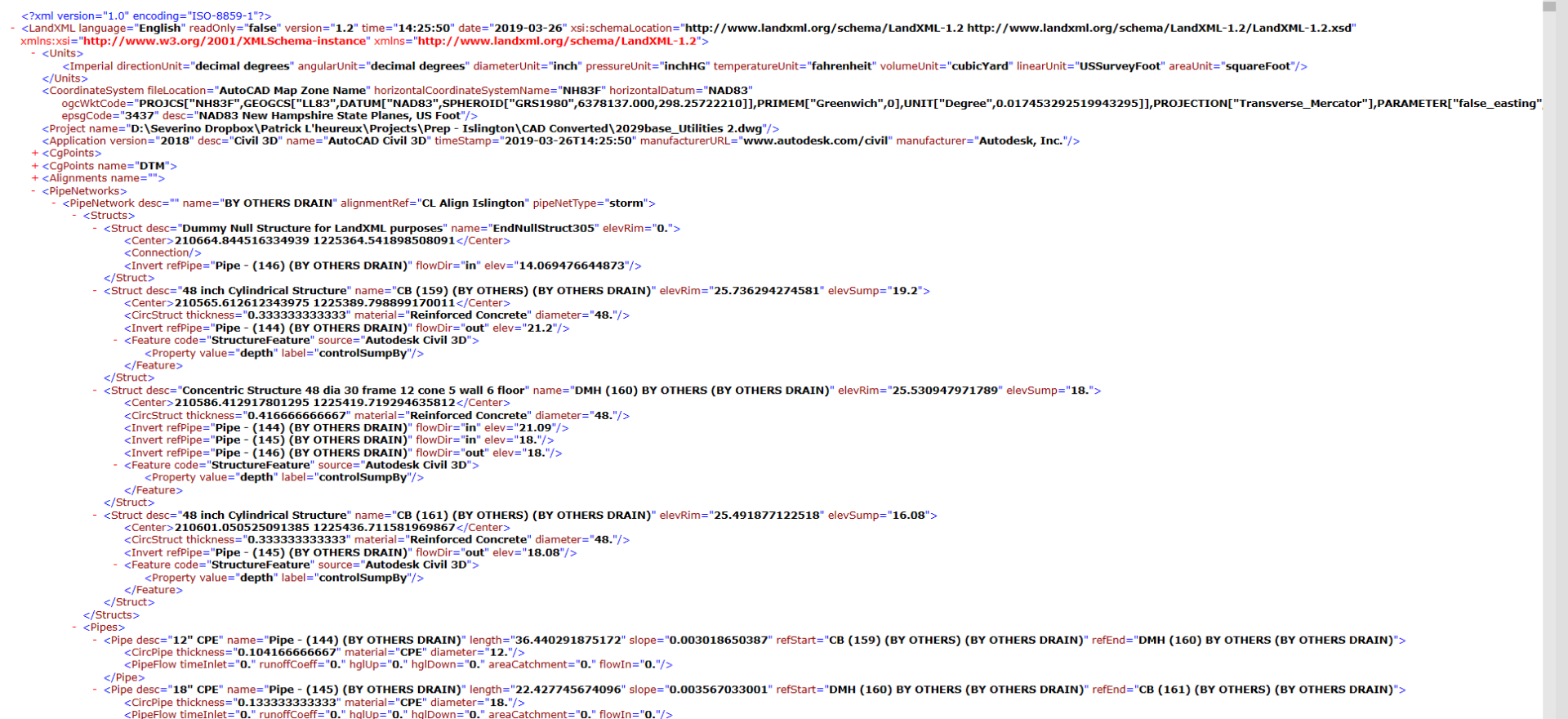 LandXML from TBC not showing correct colors in Trimble Connect ...