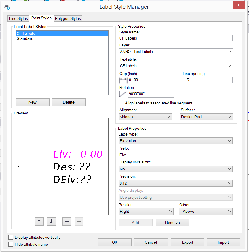 Cut Fill Labels Where You Want Them | Trimble Business Center