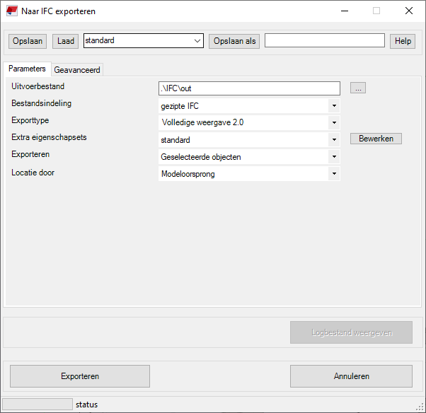 How to change IFC export default settings (TC plugin to Tekla) | Trimble Connect User Forum