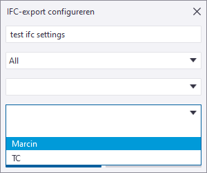 How to change IFC export default settings (TC plugin to Tekla) | Trimble Connect User Forum