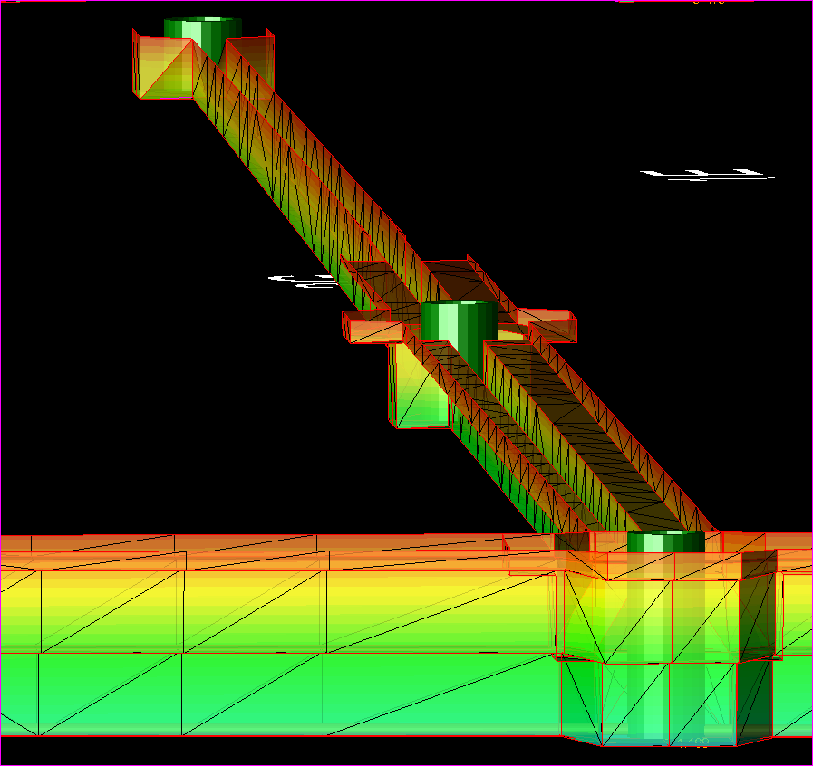 How do I create a trench template that benches out 800mm every 1.5m ...