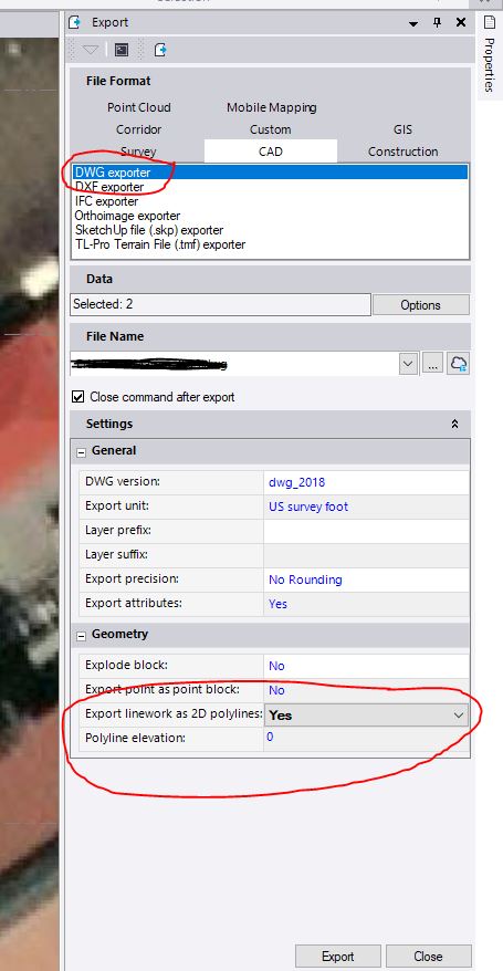 Field to finish - line coding | Trimble Business Center