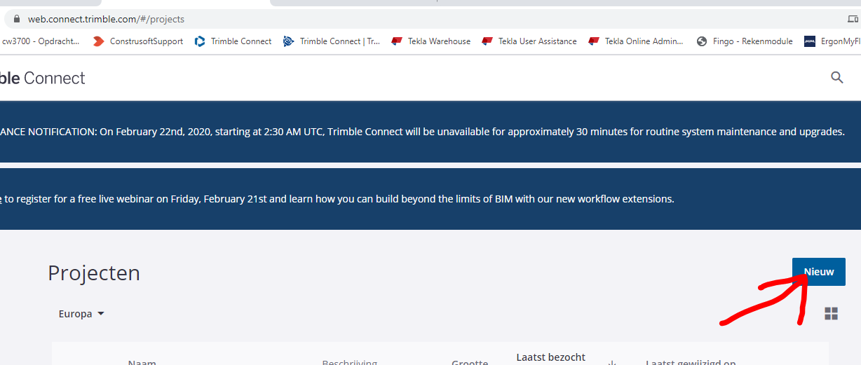 How do I get a model project to start without anything | Trimble Connect User Forum