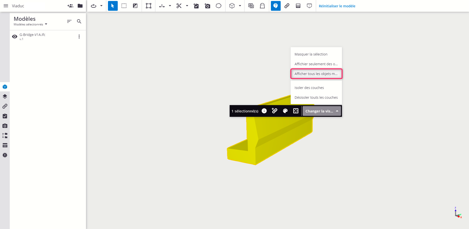 Nouvelle visionneuse 3D - Masquer les pièces | Trimble Connect User Forum