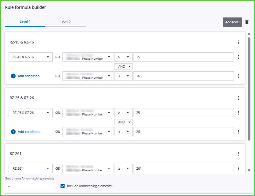 TRIMBLE CONNECT | RULE FORMULA BUILDER | Trimble Connect User Forum