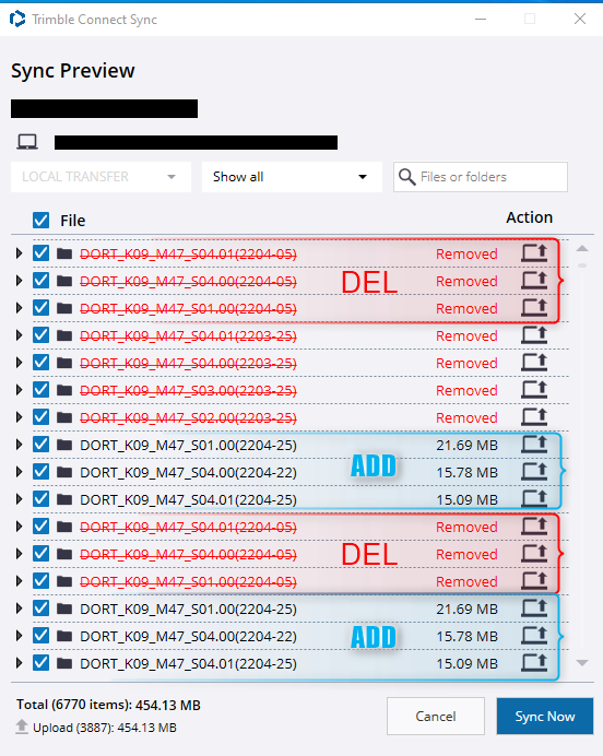 TRIMBLE CONNECT SYNC PROBLEMS | Trimble Connect User Forum