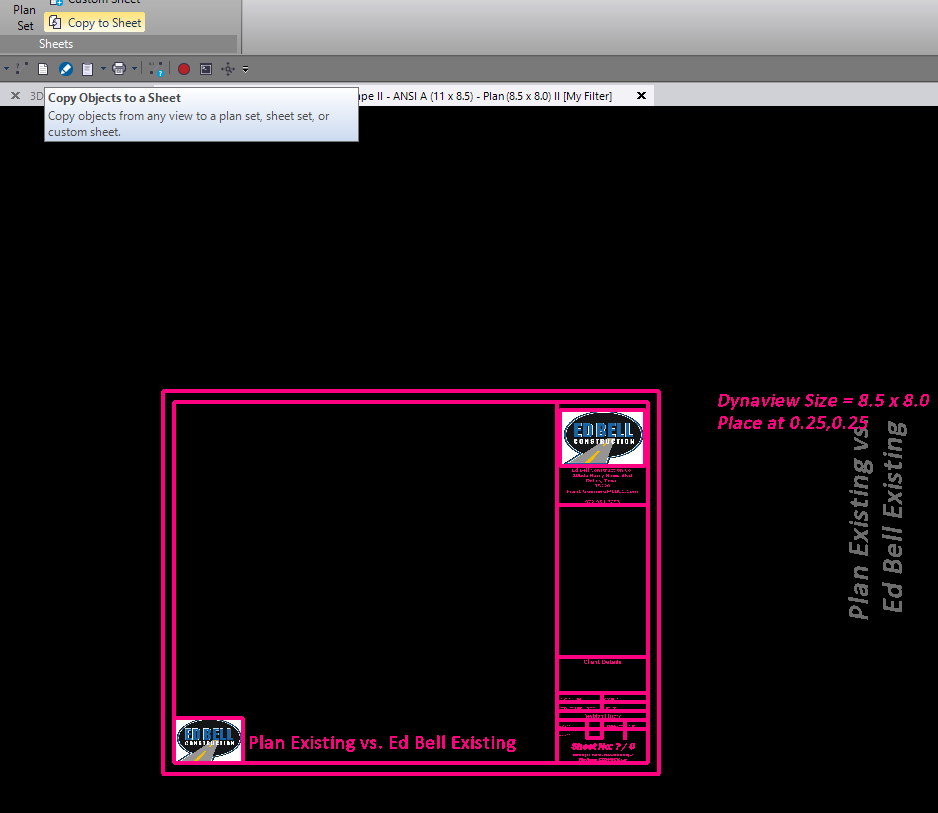 Editing a Drafting Template | Trimble Business Center