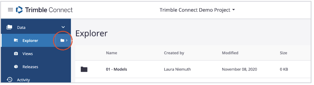Can no longer find the "Files & folders" for a project. Where is it? | Trimble Connect User Forum