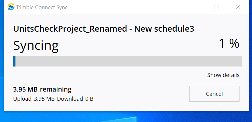 File upload progress/status | Trimble Connect User Forum