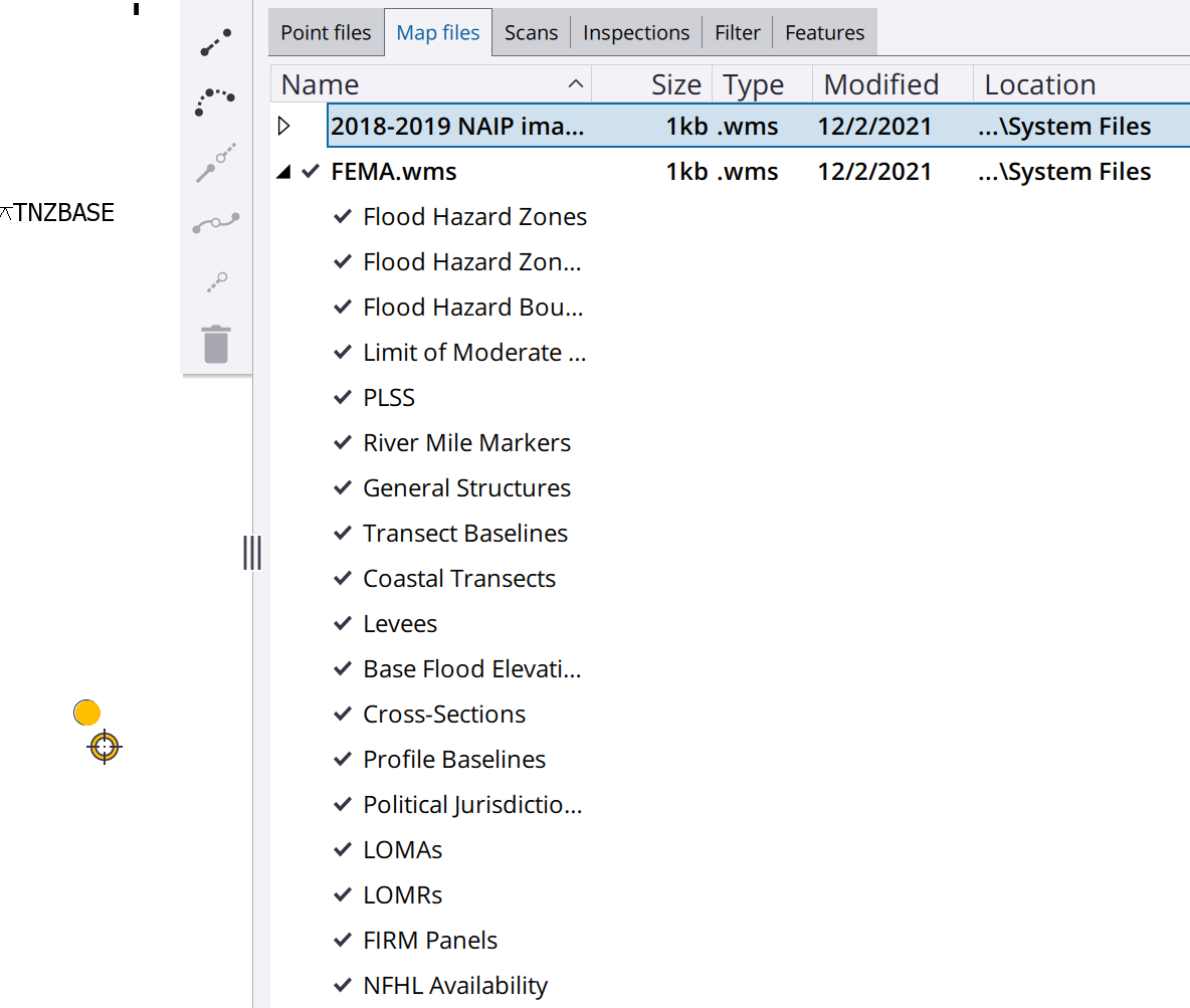 How do I get WMS to display on the TSC7? | Trimble Business Center