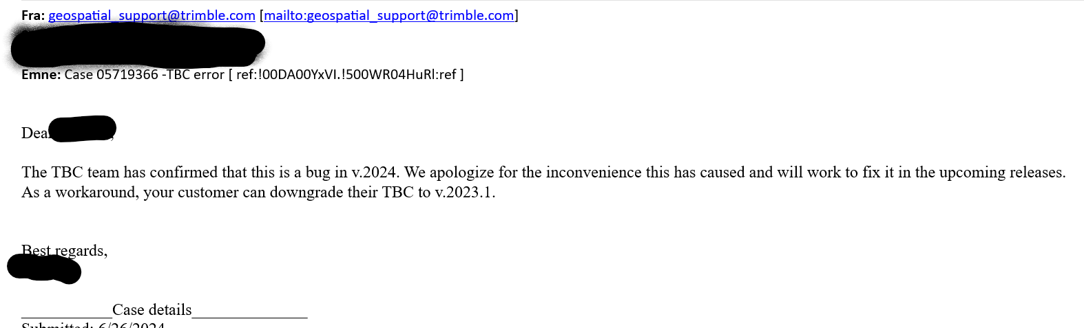 TBC 2024 bugs - doesn't show Point Spreadsheet anymore | Trimble Business Center