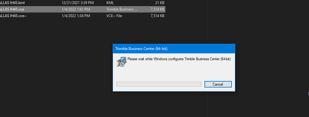 Opening Project Issue | Trimble Business Center