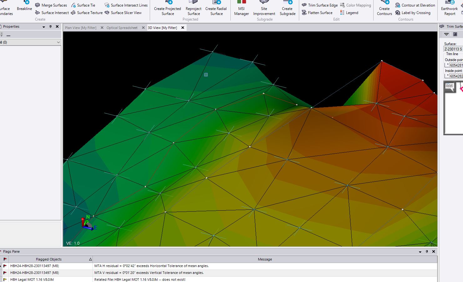 TBC surface not generating correctly(crossing/ignoring breaklines ... TBC surface not generating correctly(crossing/ignoring breaklines ...