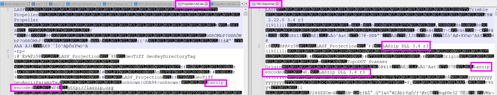 Why are .laz exports larger than .las sometimes? | Trimble Business Center