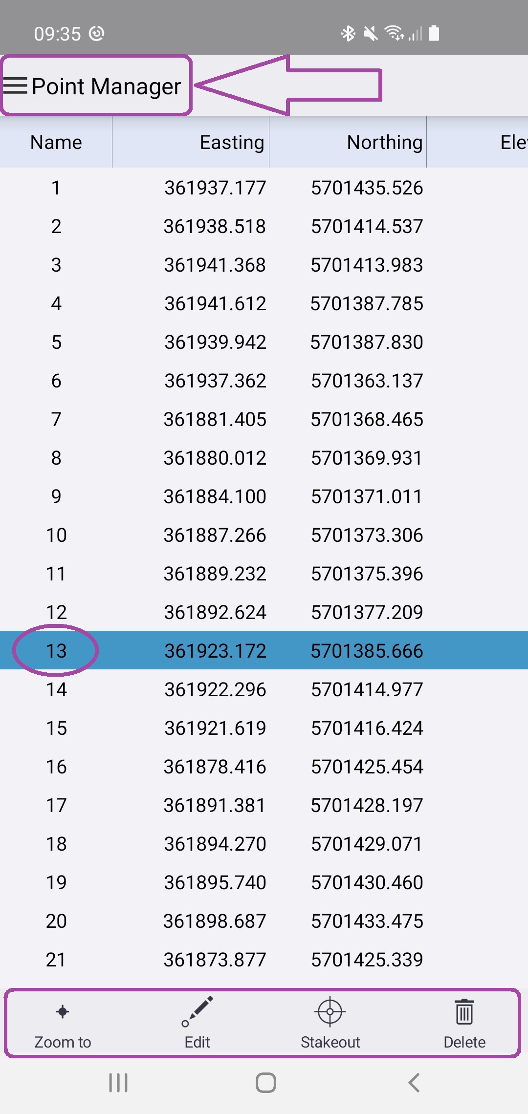New Feature: Point Manager | Trimble Penmap
