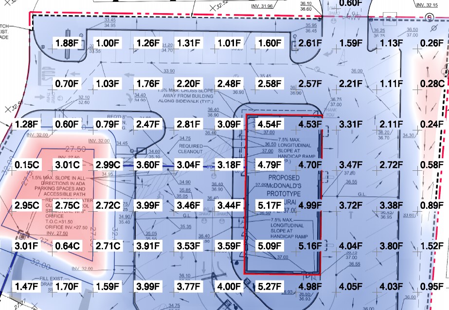 Issue with Cut/Fill Labels | Trimble Business Center