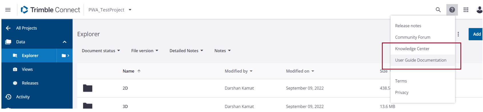 Trimble Connect Product Updates - Trimble Inc.