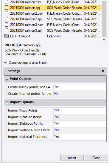 Multiple Points | Trimble Business Center