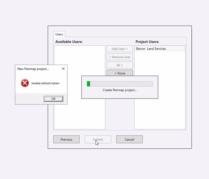 Invalid Token | Trimble Penmap
