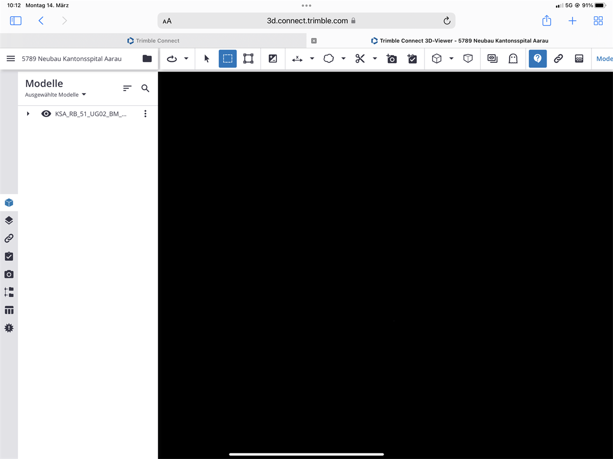 Troubles with Trimble Connect (Browser) on iPad Pro 5th Gen, iOS 15.3.1 ...