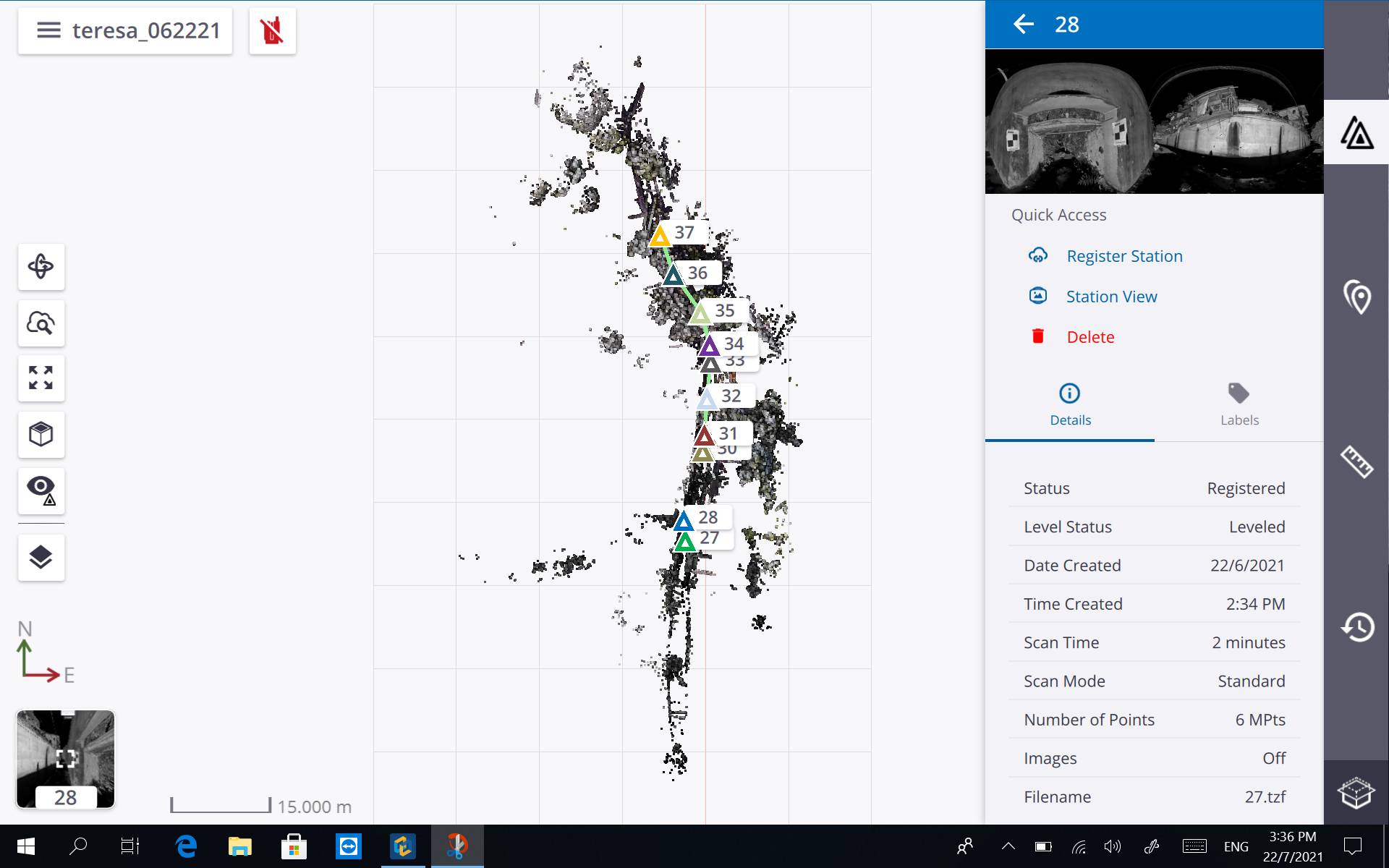 cannot import scan to TBC | Trimble Business Center