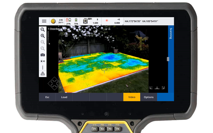 Trimble Access surface inspections with SX instruments