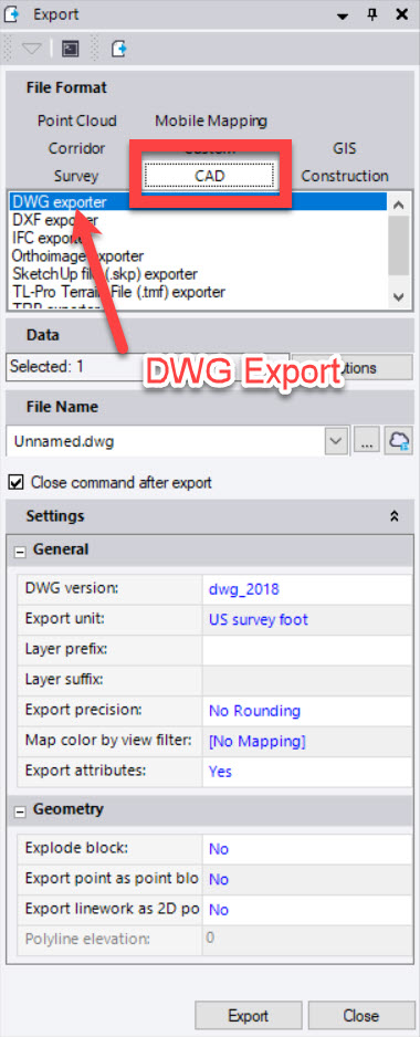 Tip #151: How to Export Linestyles to Civil 3D