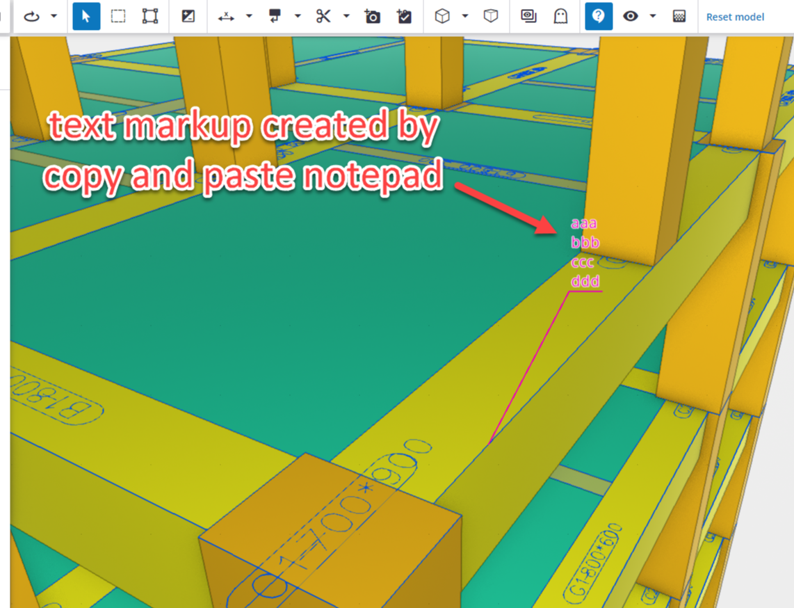 Text Mark To Have Multiple Lines In Desktop Version Trimble Connect 