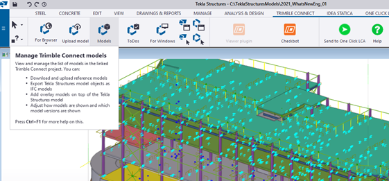 Download Model Directly Into Tekla Structures? | Trimble Connect User Forum