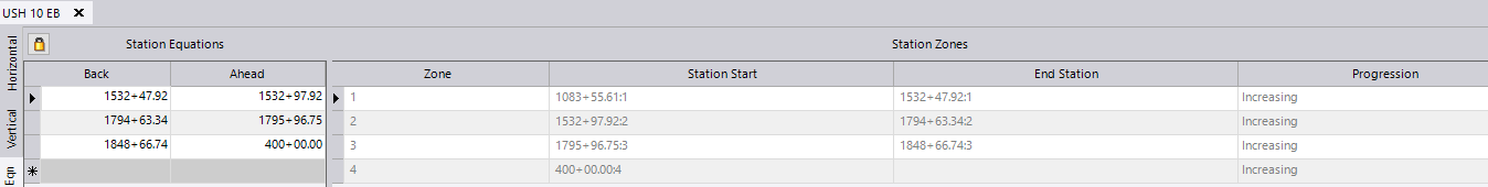 Problem digitizing cross-sections with station equations. Version 5.60 ...