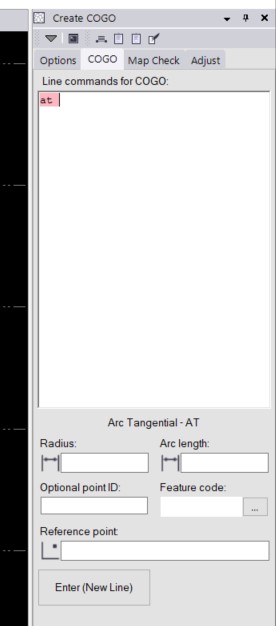 TBC COGO - Enter curve parameters with delta angle | Trimble Business Center