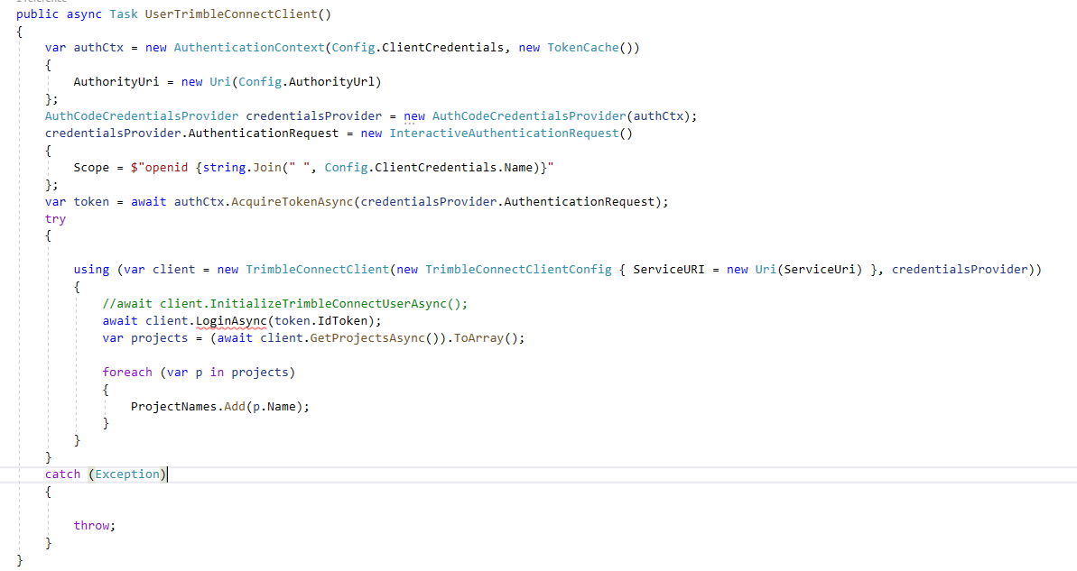 Authentication Error | Trimble Connect User Forum
