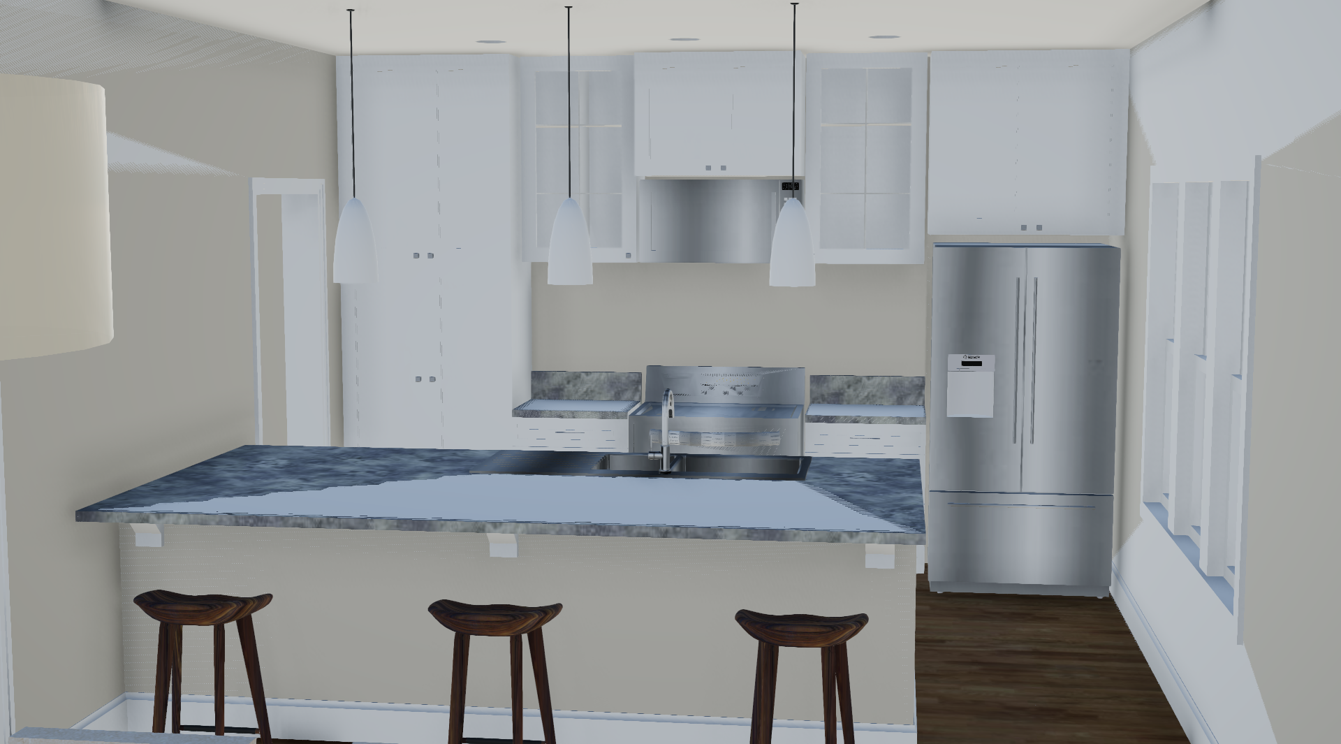 Trimble Connect Visualizer shows glitchy views when rendering materials | Trimble Connect User Forum