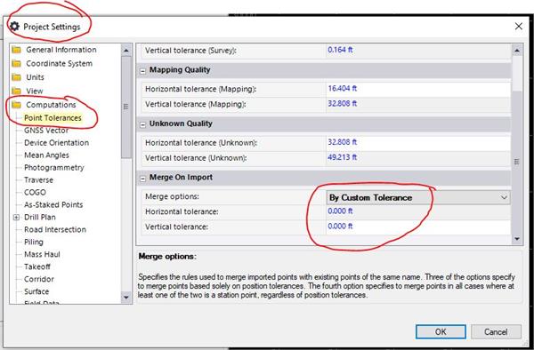 Multiple Points | Trimble Business Center