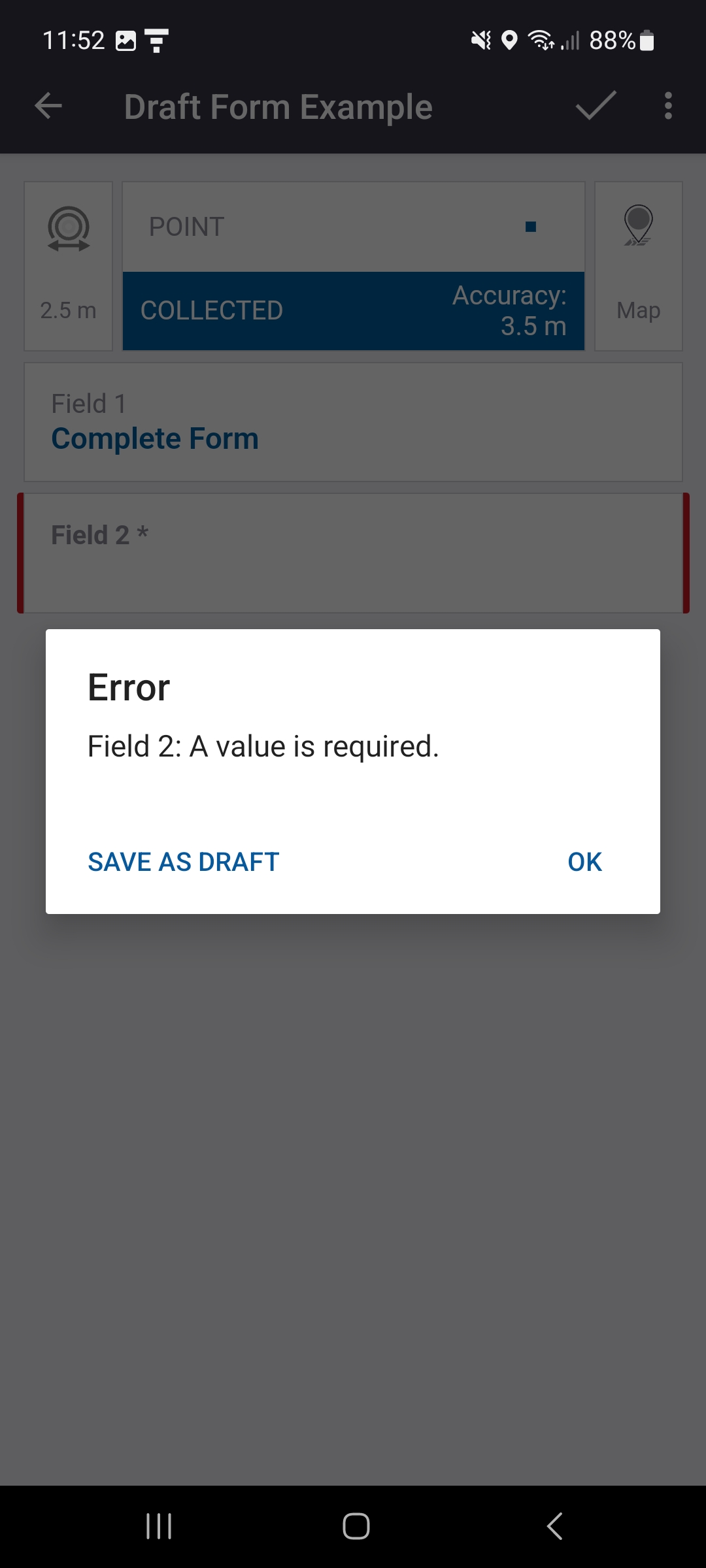 Retrieving a draft form | Mapping and GIS Solutions Community