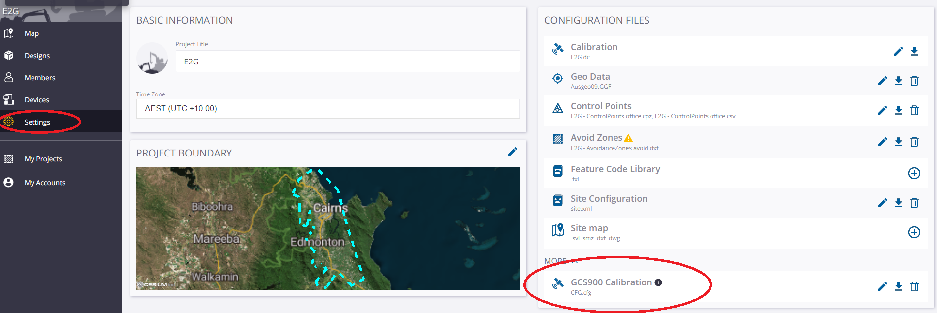 CFG File missing from Export to USB GCS Option | Trimble Business Center