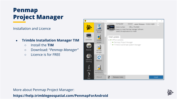 Penmap Project Manager | Trimble Penmap