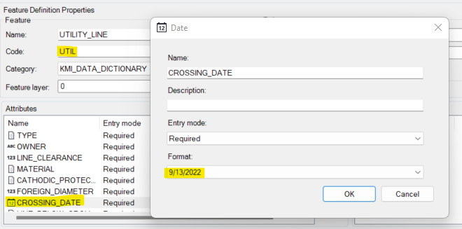 Date Attribute Formatting Issue On Export | Trimble Business Center