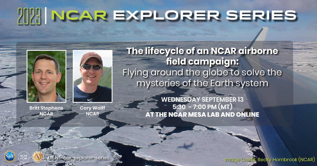 NCAR Explorer Series Lecture "The lifecycle of an NCAR airborne field ...