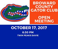 Broward County Gator Club - Open Meeting - BrowardCountyGatorClub