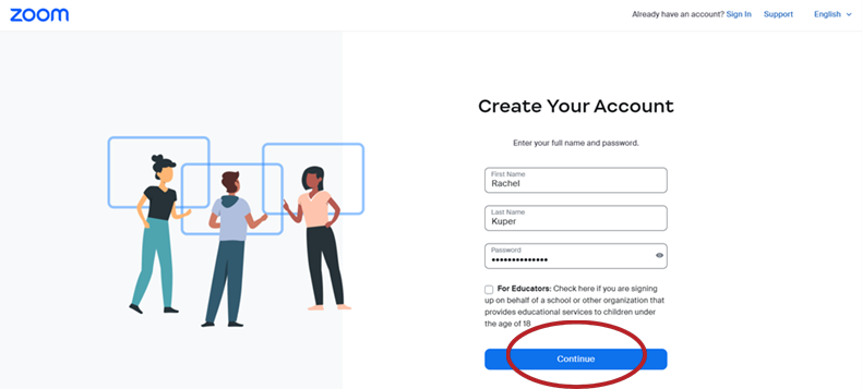 How to Create a Free Zoom Account